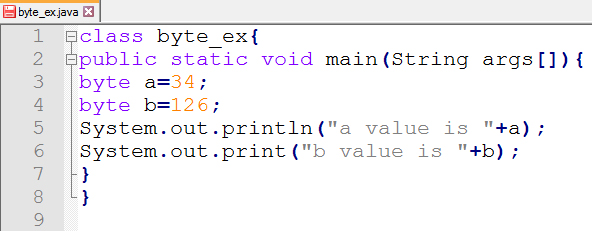 Datatype and variables in Java programming language - Codeforcoding