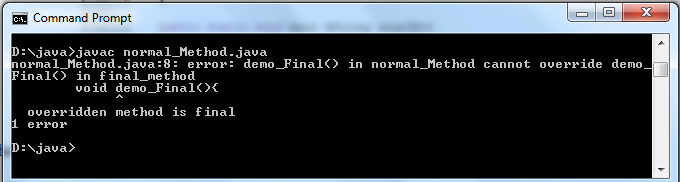 Usage Of Final In Java Programming Language Codeforcoding